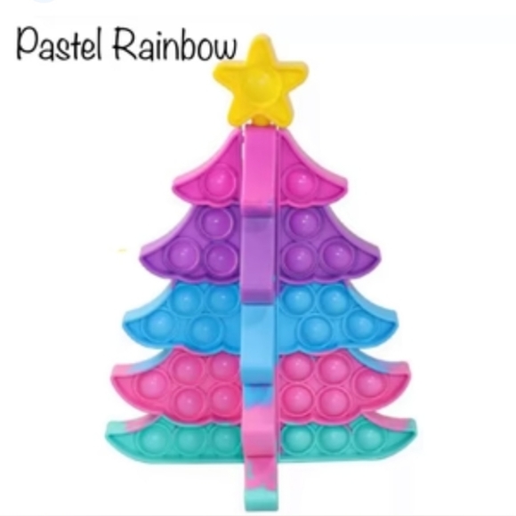 Toys | 3d Christmas Tree Popit Pastel Missing Star | Poshmark